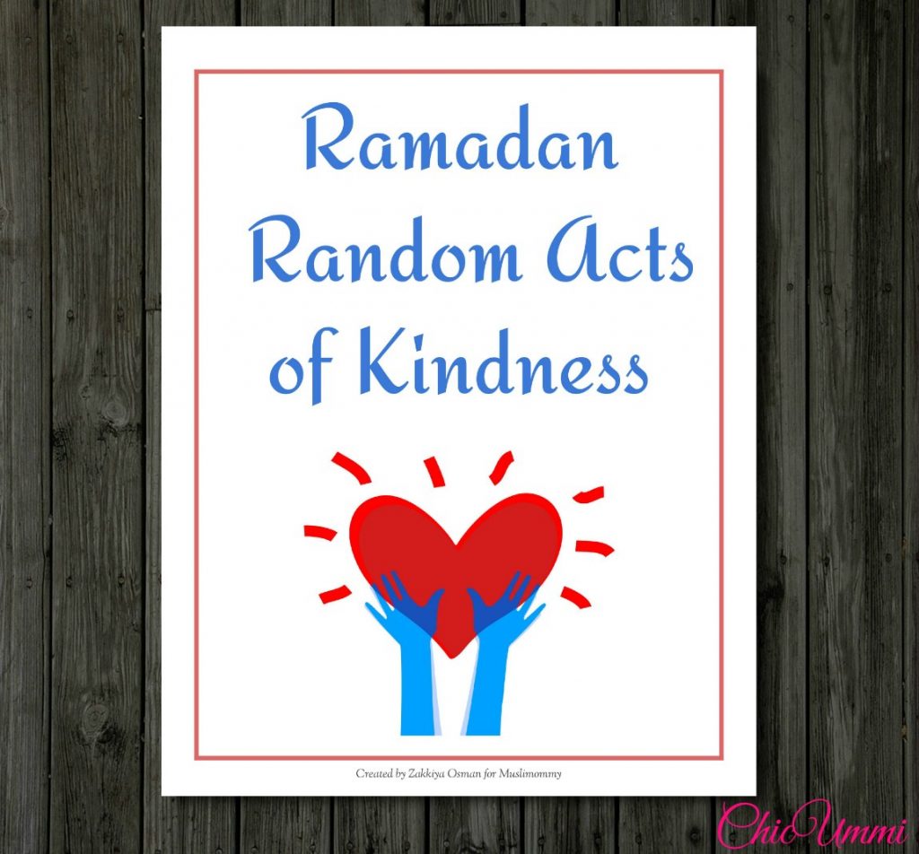 Random Acts of Kindness In Ramadan – 3 S I X T Y I S L A M